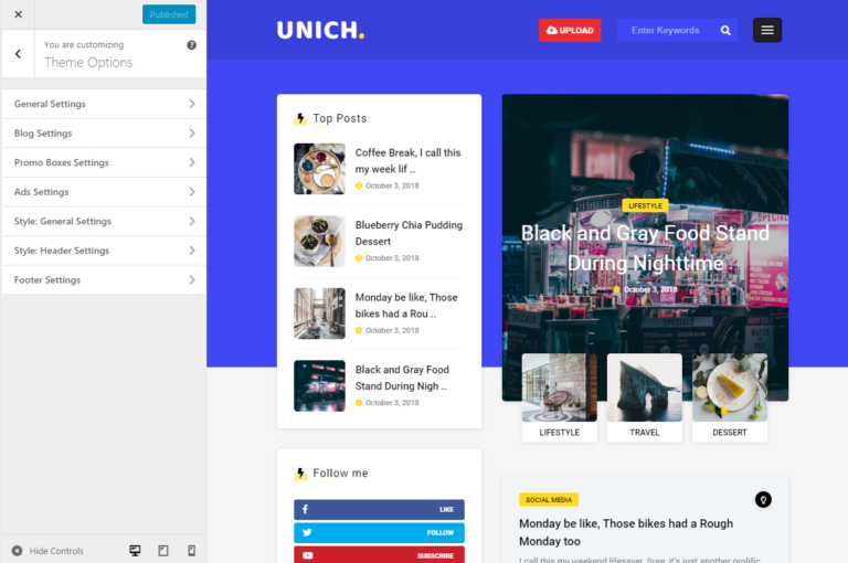 Theme Options - Anthemes.com