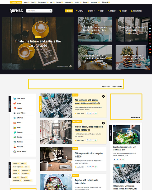 Quemag WordPress Theme - Anthemes.com