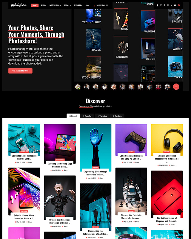 Photoshare - Anthemes.com