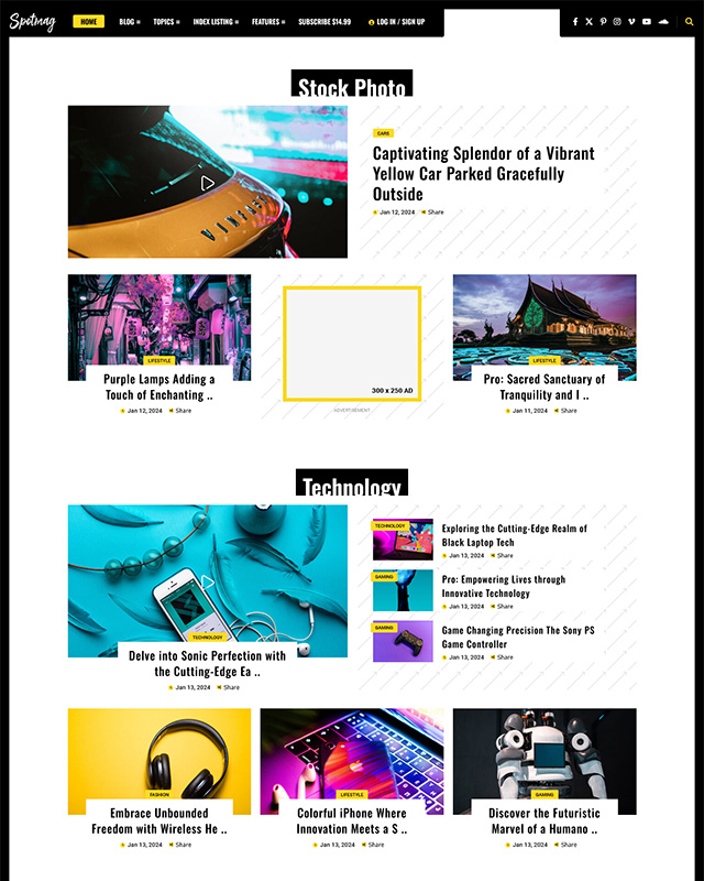SpotMag Modules - Anthemes.com